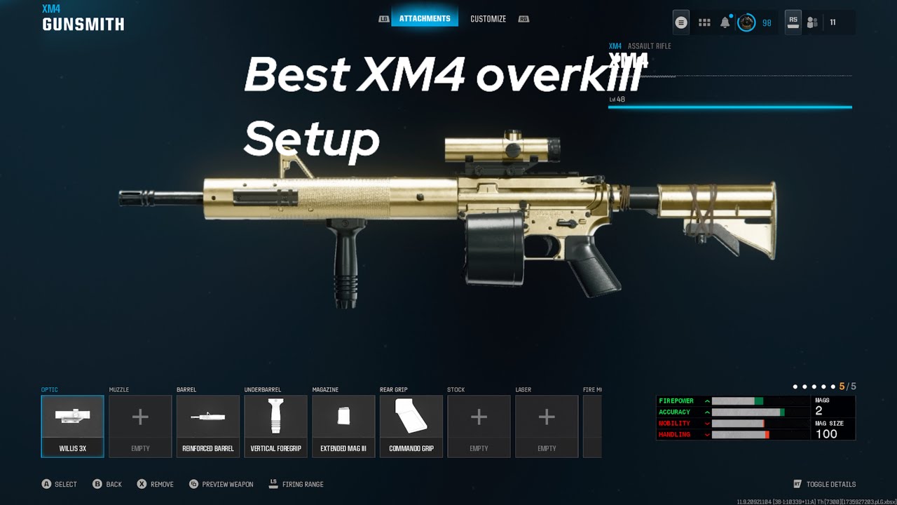 Broken XM4 overkill class (best XM4 class) - YouTube
