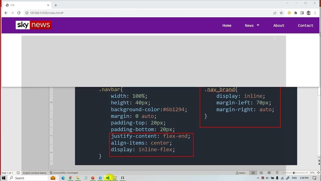 Create Navigation using CSS | ThiaReuth - YouTube