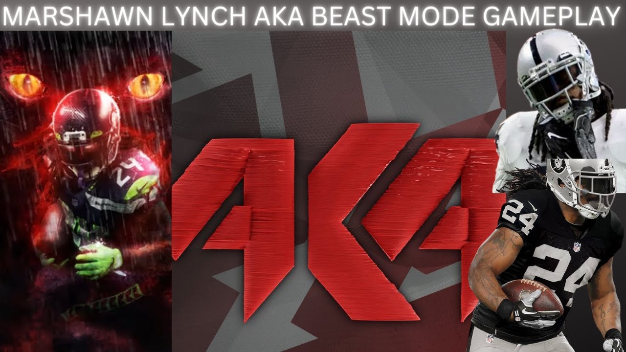 MADDEN 23 AKA MARSHAWN LYNCH "BEAST MODE" GAMEPLAY RAIDERS THEME TEAM ...