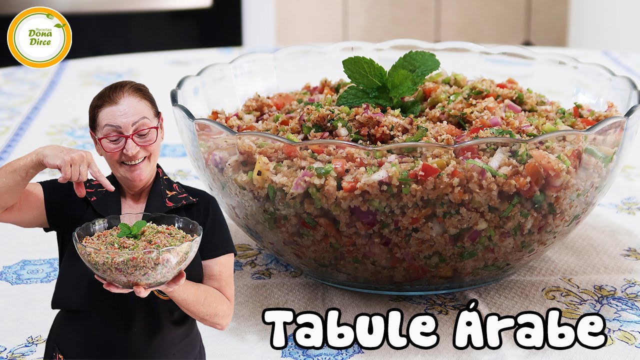 Tabule | Salada Árabe Tabule | Salada para Churrasco #458 - YouTube