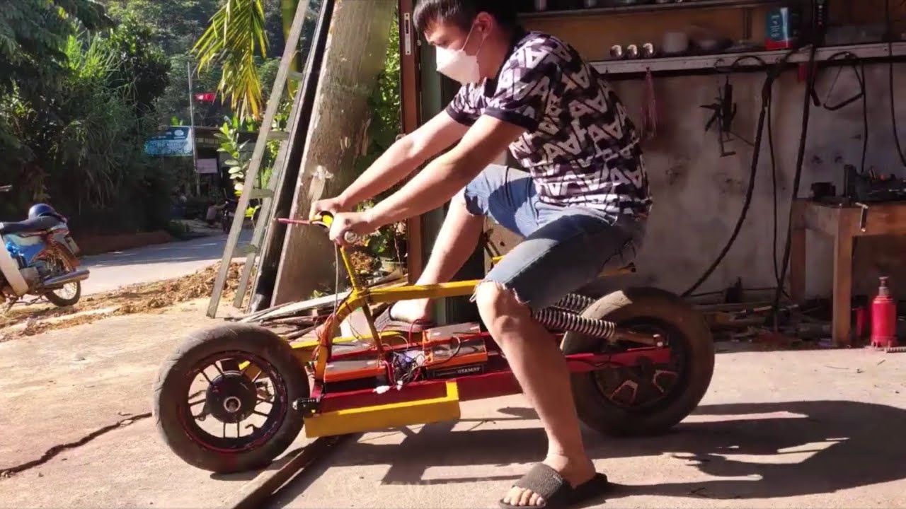 How I Built a Unique and Unprecedented DIY Electric Motorcycle with 2 ...