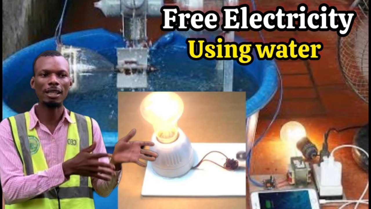 How to generate Electricity at Home using water - YouTube