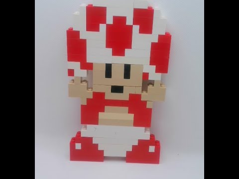 How to build #toad from #mario with #lego - YouTube