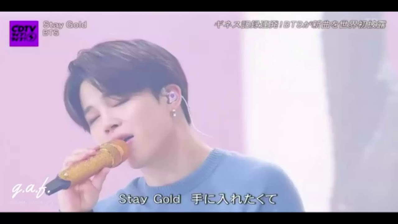 Stay Gold - BTS (live performance) - YouTube