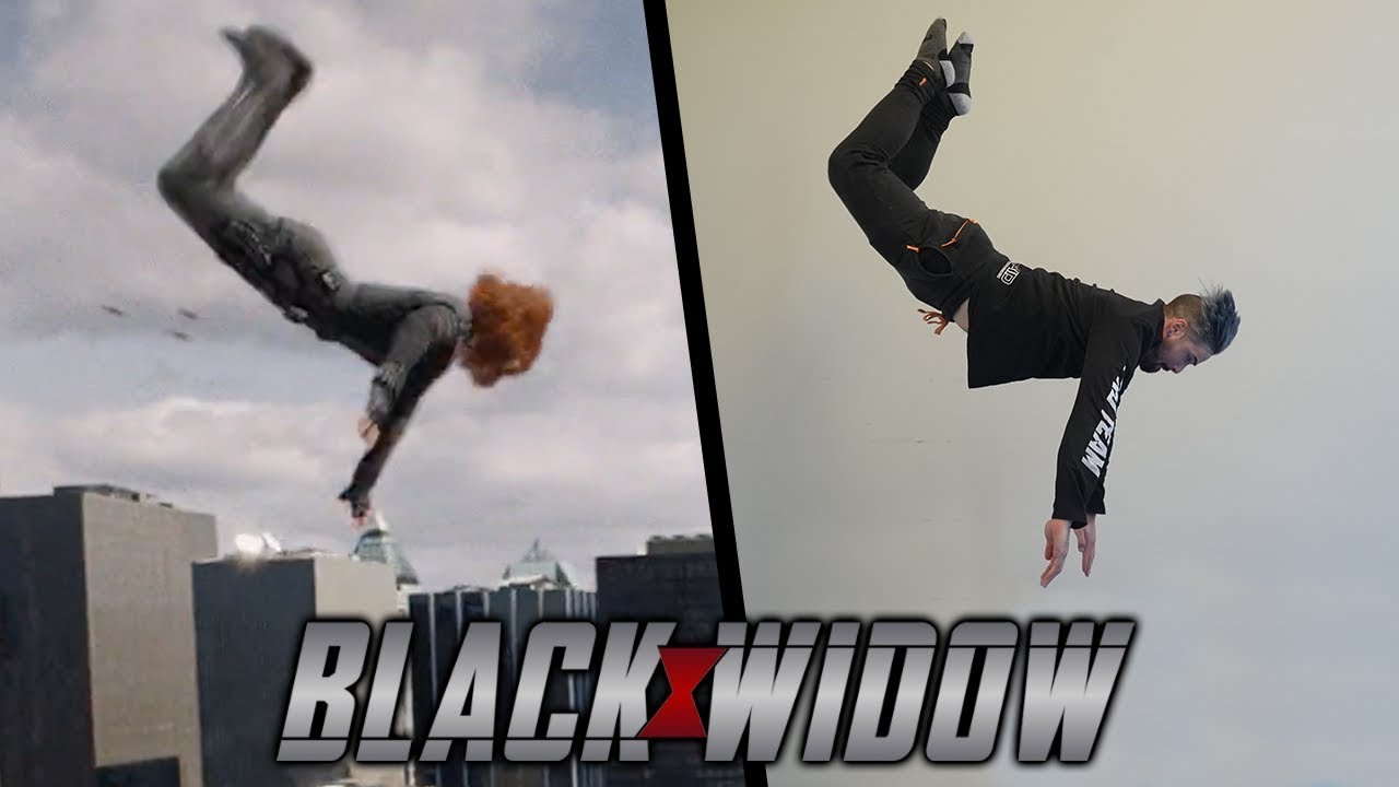 Stunts From Black Widow In Real Life (Marvel, Parkour) - YouTube