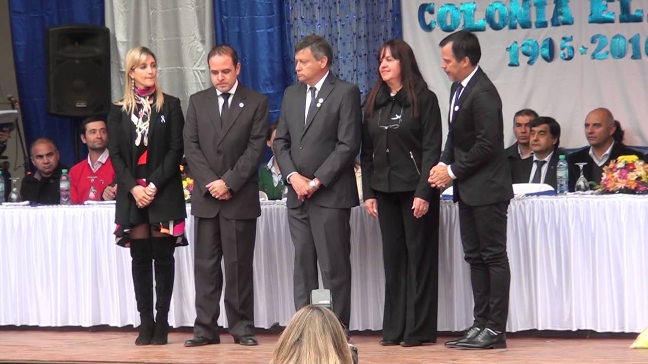 acto 111 años de colonia elisa firma de convenios - YouTube