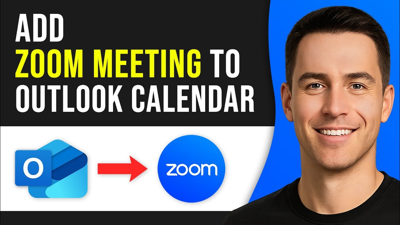 How to Add Zoom Meeting To Outlook Calendar (Step By Step) - YouTube