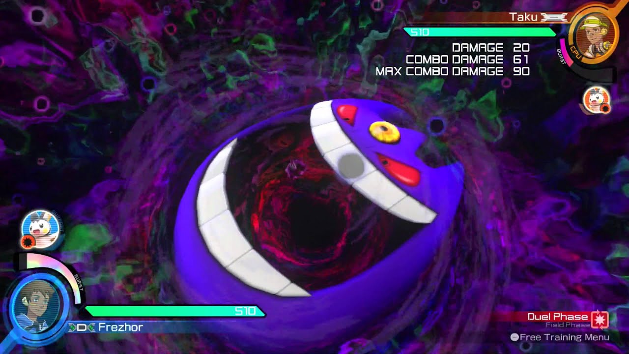Pokken Tournament (Gengar) Burst Attacks /Exhibition Specials /Pokemon ...