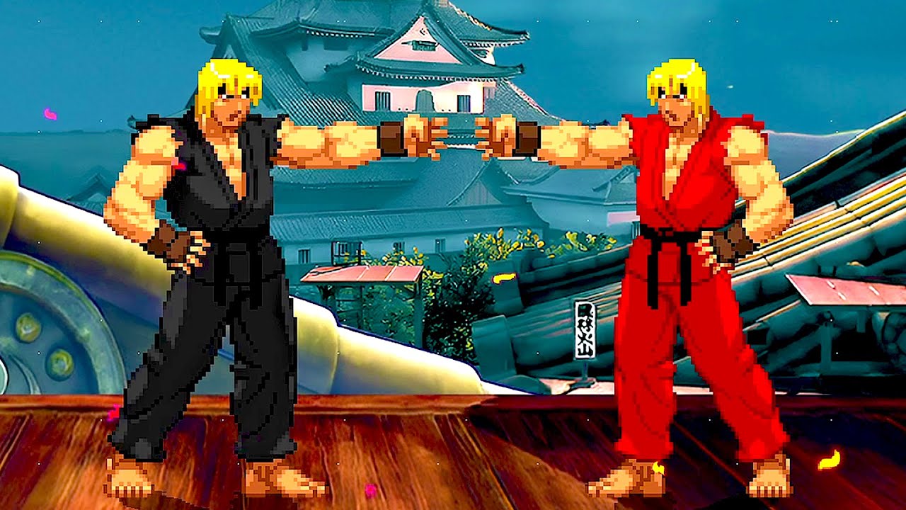 Ken Burn vs. Shin Ken - Newfound fire enchantment - YouTube