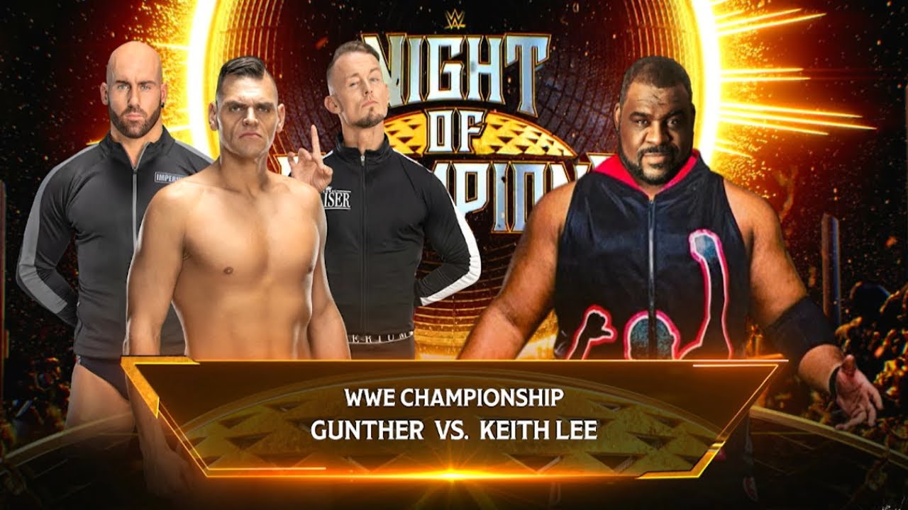 Gunther vs Keith Lee ||WWE2k24 Dream Matches - YouTube