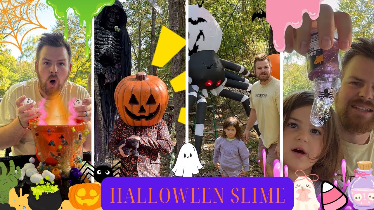 Halloween Slime with Jackeroni! Fun for Kids! #youtubekids #funforkids ...
