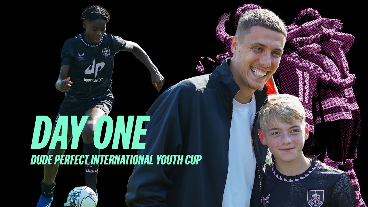 Action Packed Academy Football At Burnley's Dude Perfect International ...