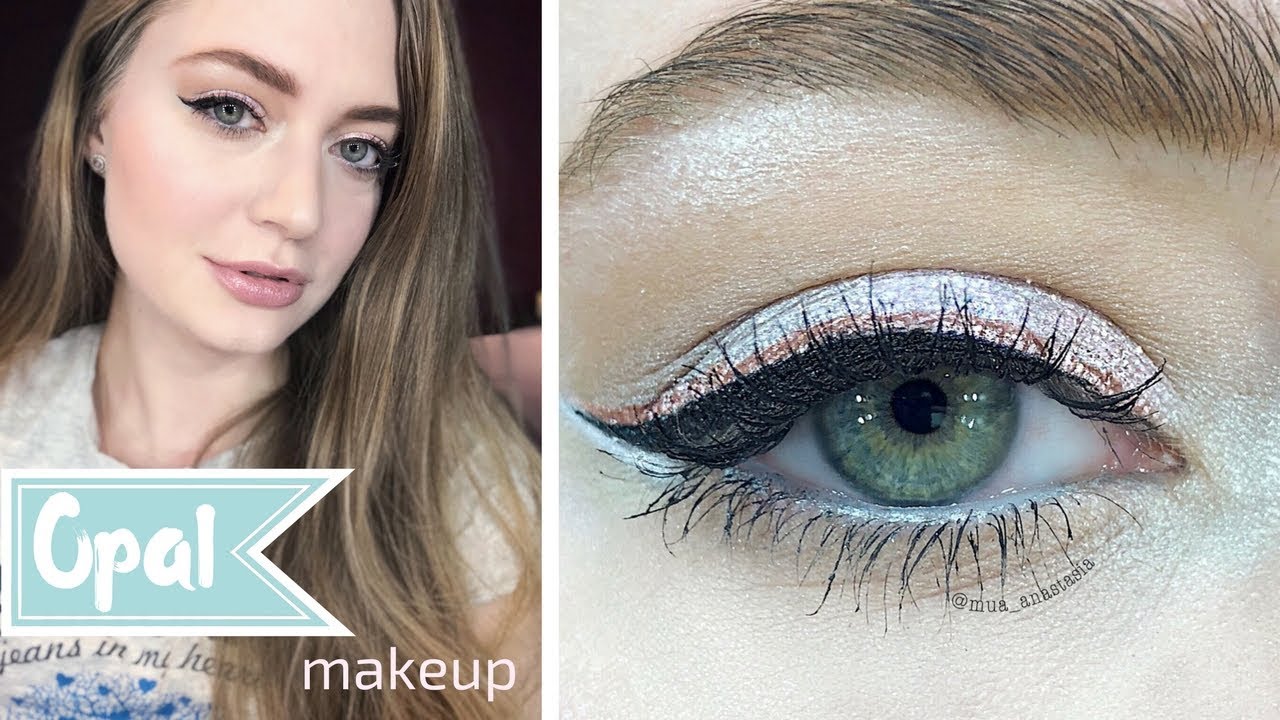 Opal Iridescent Makeup Tutorial: пошаговый видео-урок - YouTube