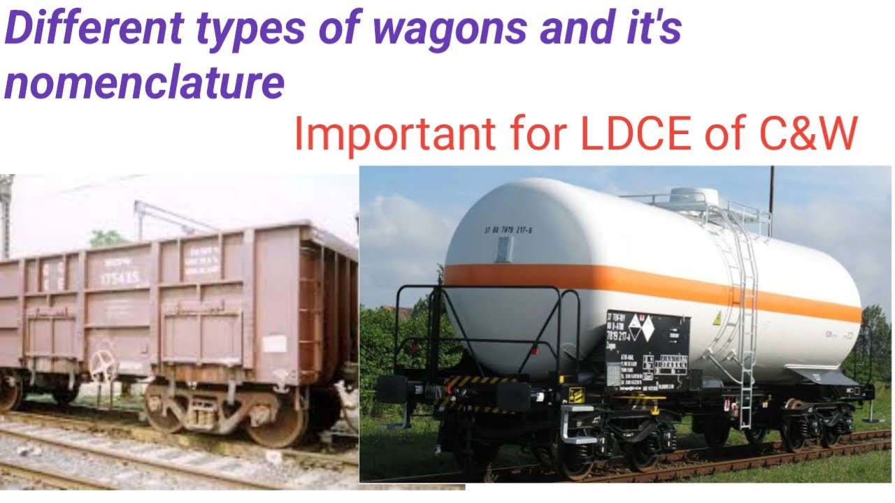 Different types of wagons and it's nomenclature - YouTube