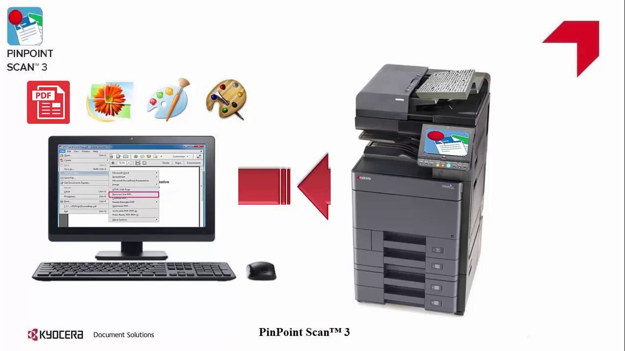 PinPoint Scan 3.0 Escaneo a una aplicación - YouTube