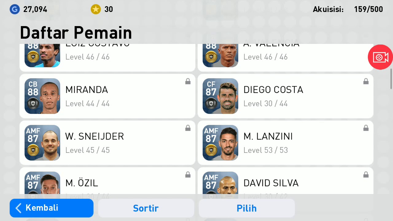 PES 2018(PES 2019)mobile, cara trainer pemain jadi max. - YouTube