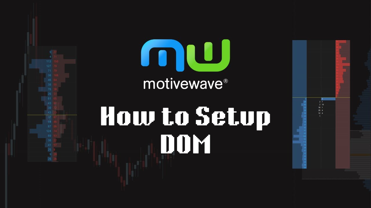 Motivewave: How to Setup the DOM - YouTube