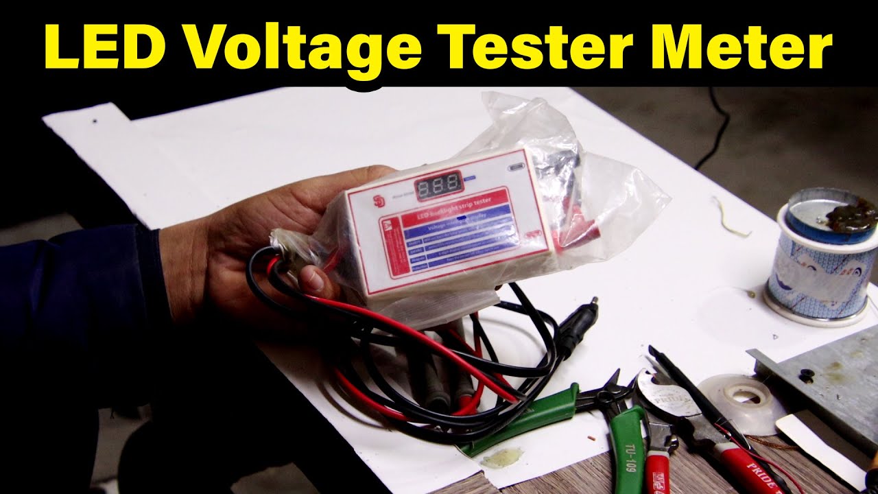 ♥️ Led Tester How to check led voltage - led ke volt check karne ka ...