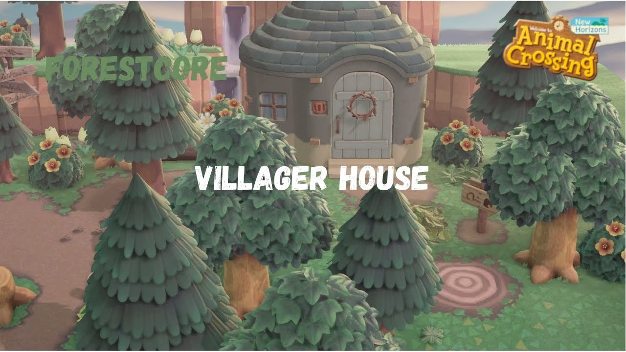 FORESTCORE VILLAGER HOUSE🌲 | Animal Crossing: New Horizons - YouTube
