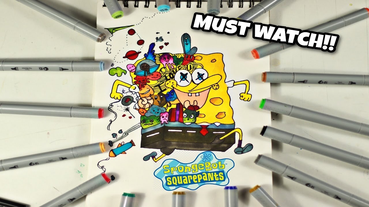 The Most Awesome Doodle Of SPONGEBOB SQUAREPANTS *Gawx Inspired ...