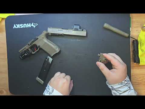 Canik mc9ls magazine disconnect removal #reels #canik #airsoft #edc #shorts #diy #airsoftcqb #viral 