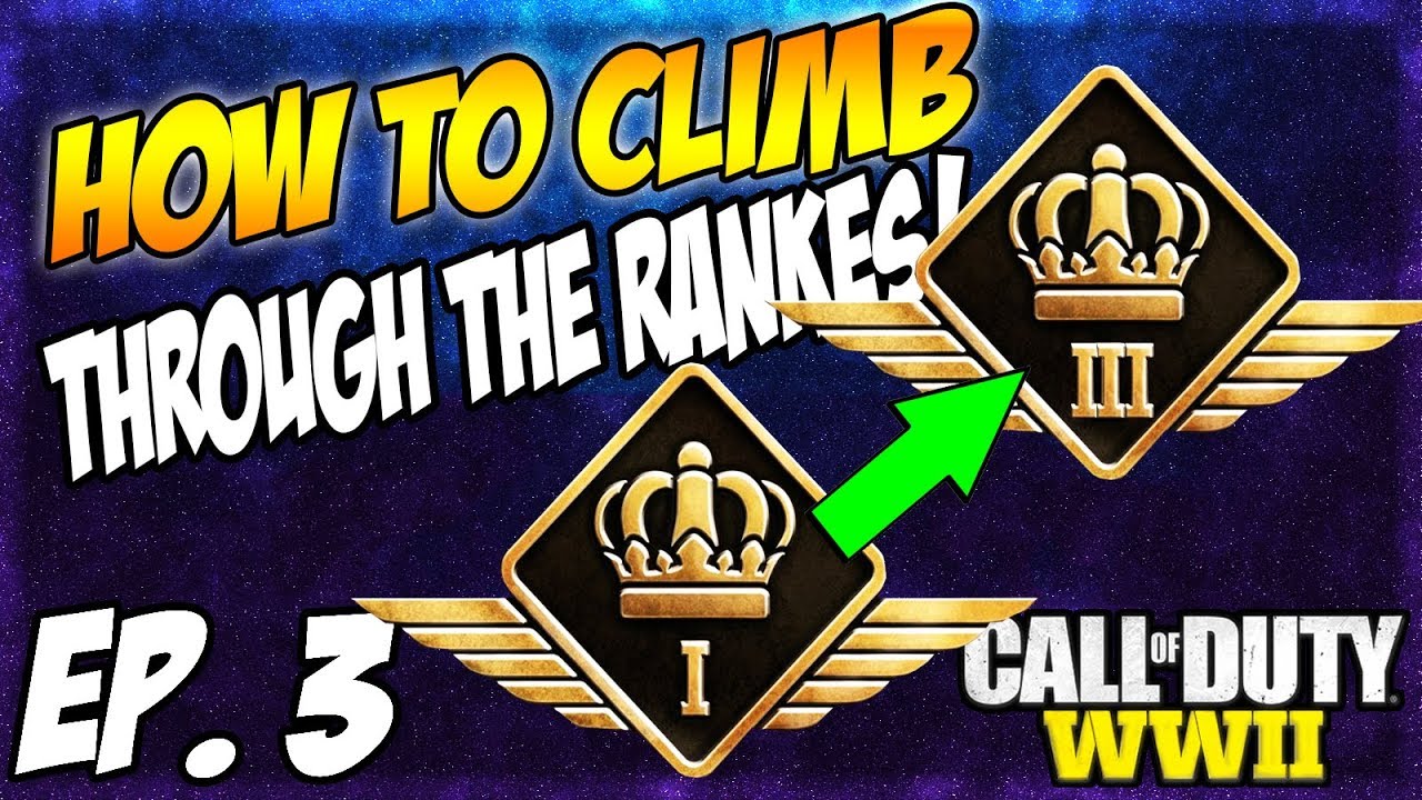 I Went From Silver To Platinum In One Day!! Cod Ww2 Ranked Play Tips On ...