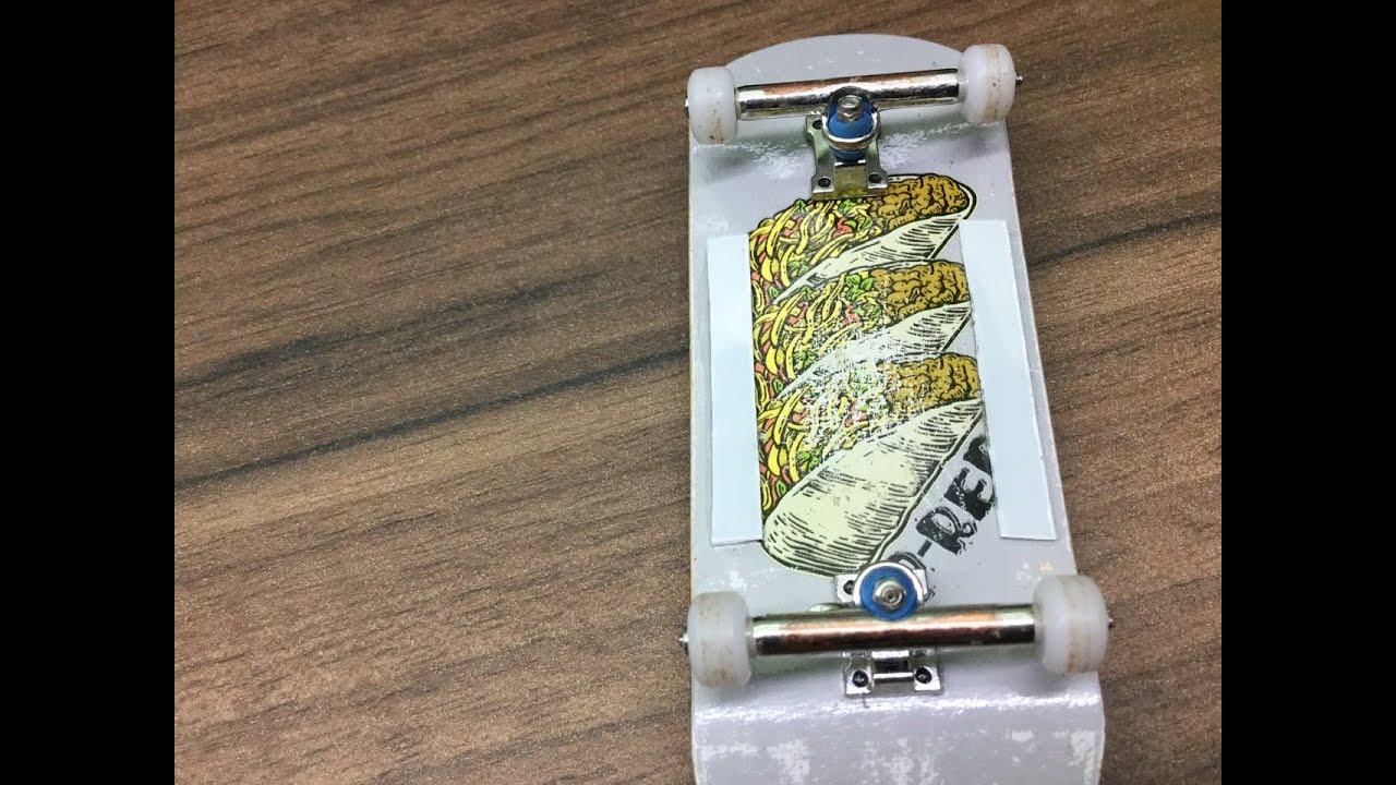 diy fingerboard board rails! - YouTube