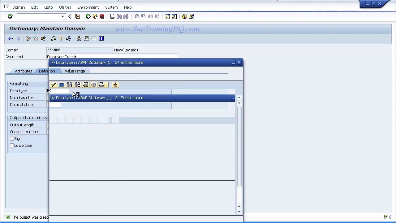SAP ABAP Data Dictionary & Table creation Lesson 3 - YouTube