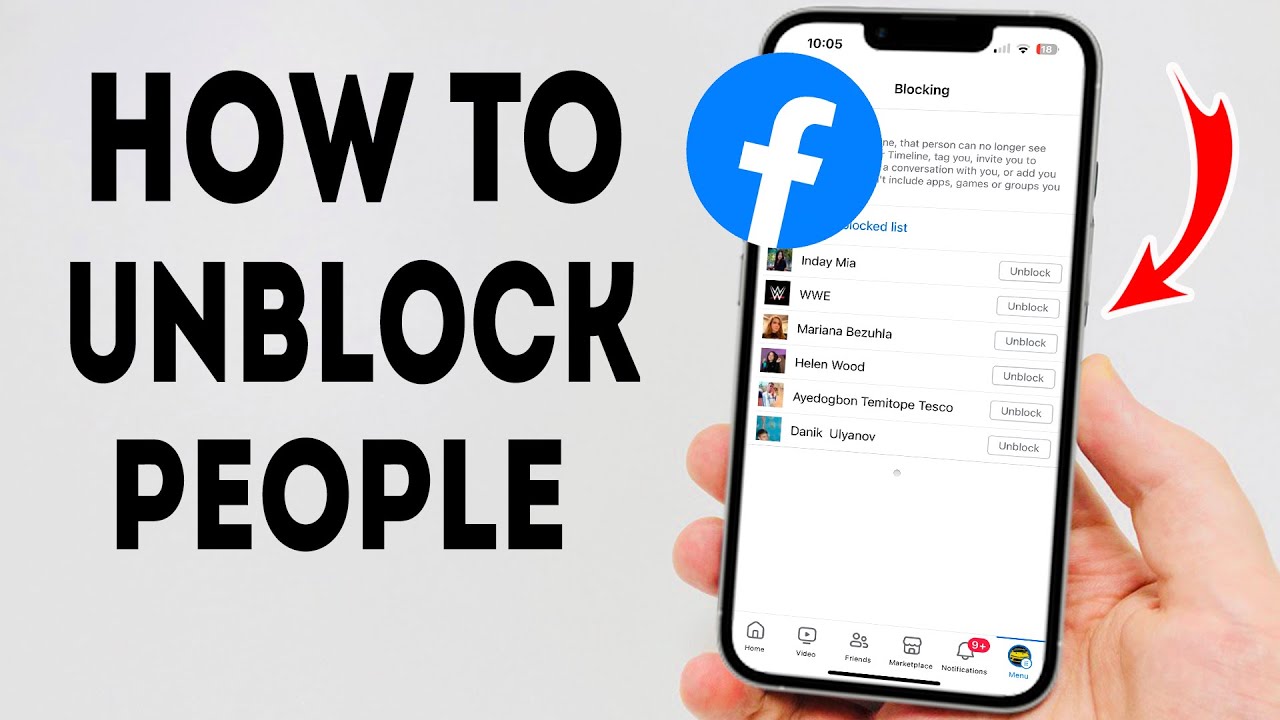 How To Unblock People on Facebook - Full Guide - YouTube