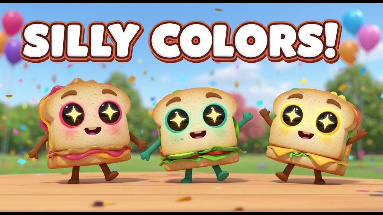 Learn Colors with Silly Sandwich Creatures 🥪👀 | Funny Food Adventure ...