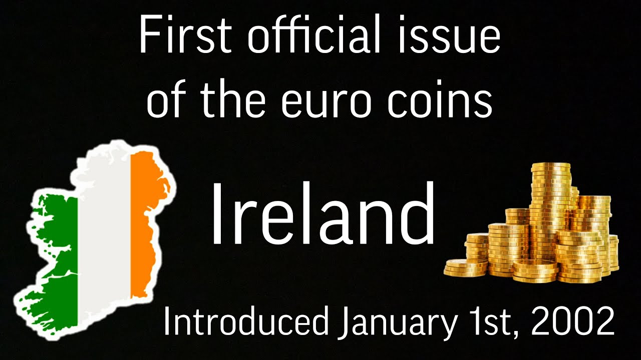 Ireland euro coins 2002 - First official issue of the euro coins - YouTube