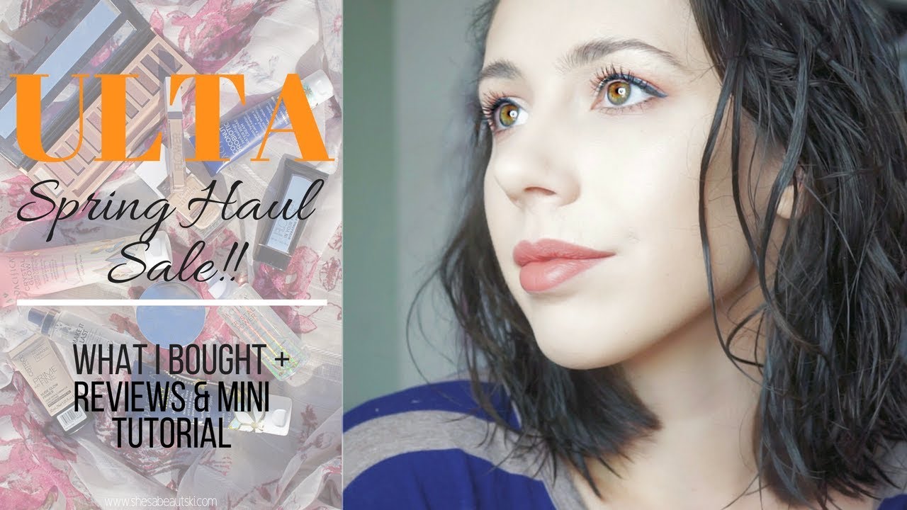 ULTA Beauty Spring Haul 2018 + Mini Tutorial - YouTube
