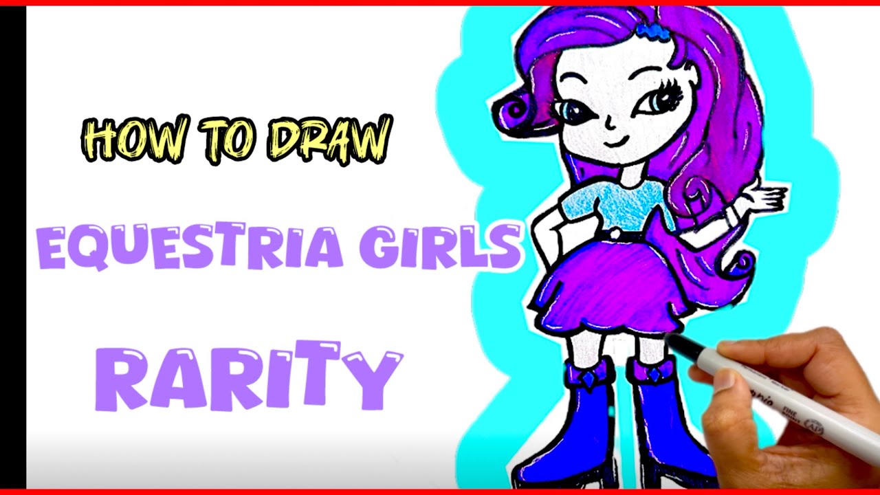 How to Draw Equestria Girls Rarity | My Little Pony @Simply_art931 ...
