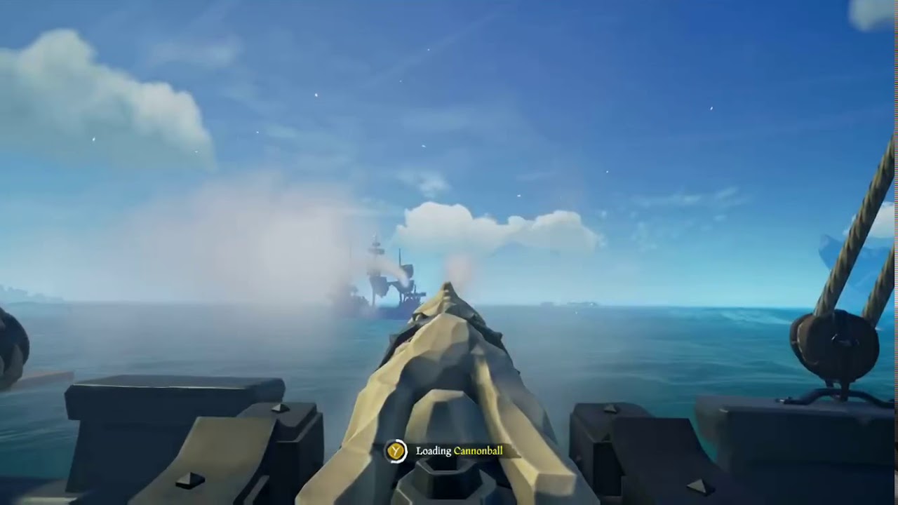 Sinking a Skeleton Ship in 30 Seconds! - Sea of Thieves - YouTube