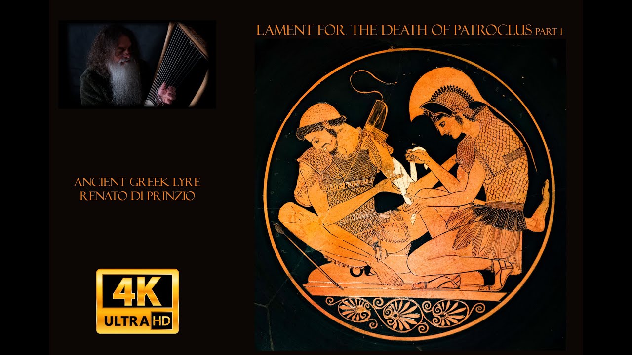 Ancient Greek lyre - Lament for the death of Patroclus part 1 - YouTube