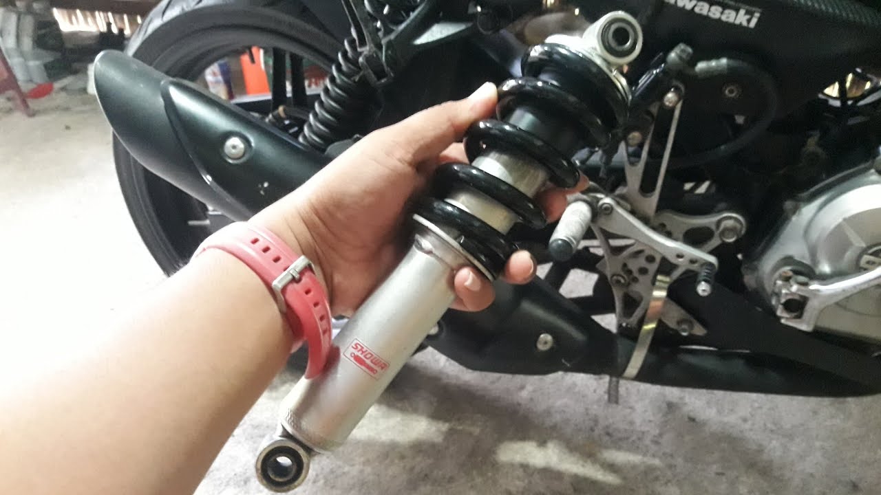 Raider R150 FI Showa Original/Genuine Monoshock 285mm installed on ...