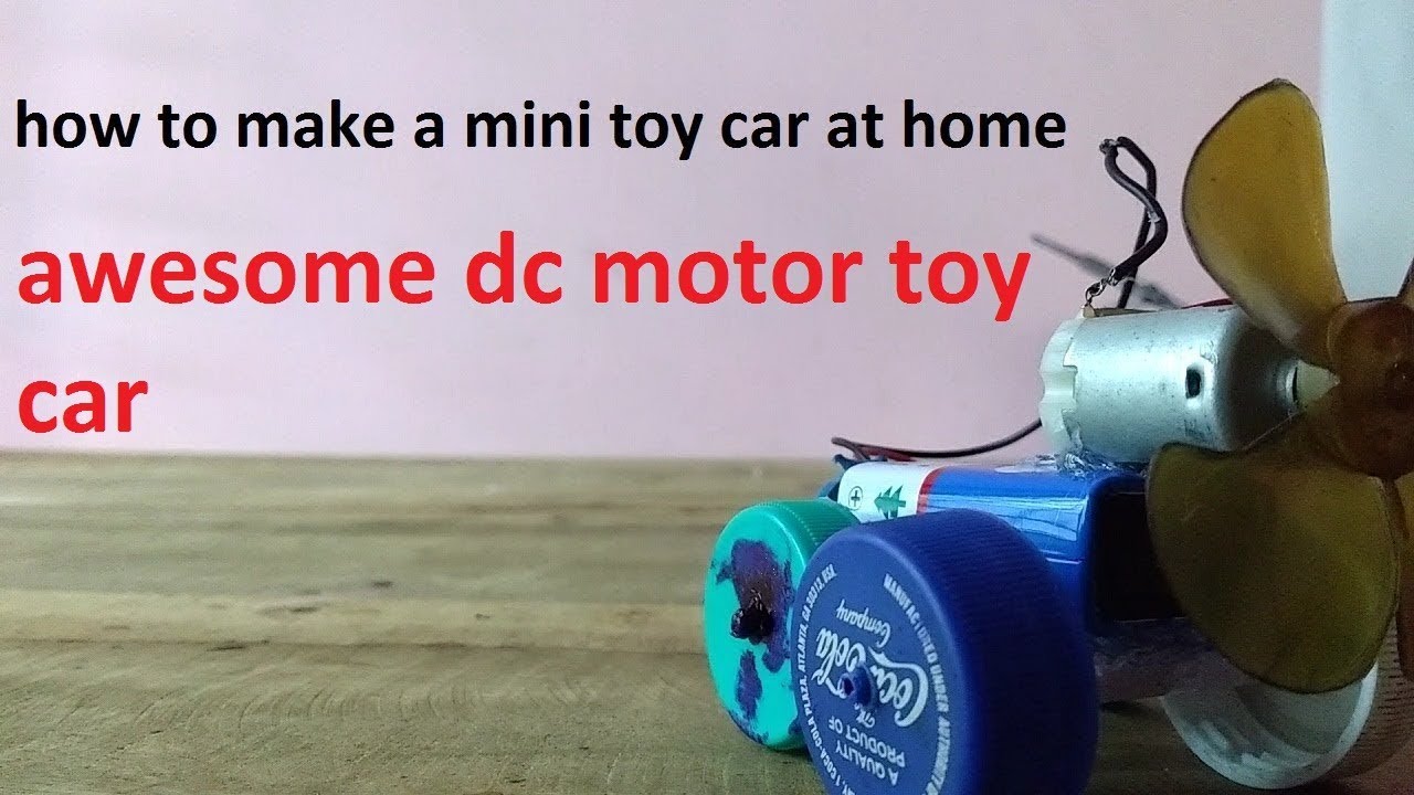 How to Make Fan Powered Toy Car at Home - YouTube