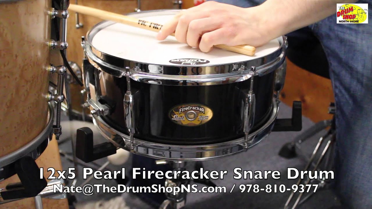 Pearl Firecracker Snare Drum 12x5 - The Drum Shop North Shore - YouTube