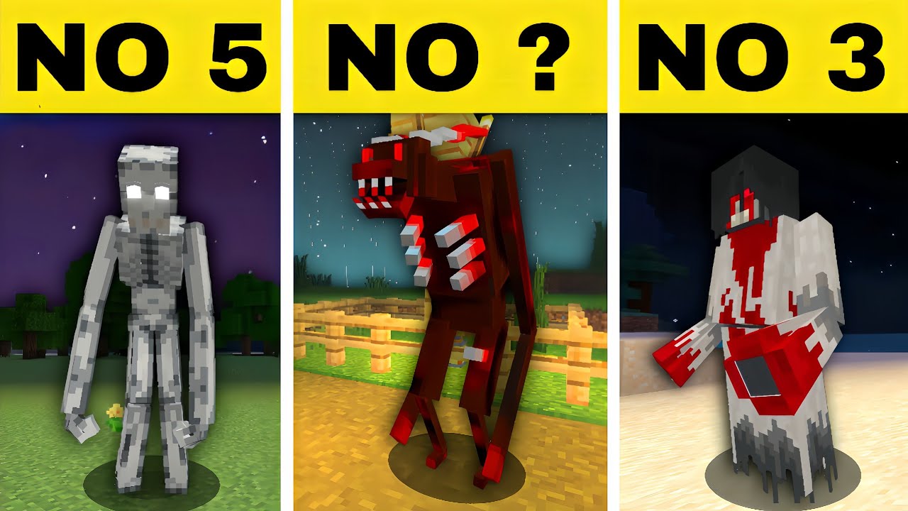 51 Scariest Mobs In Minecraft [Hindi] - YouTube