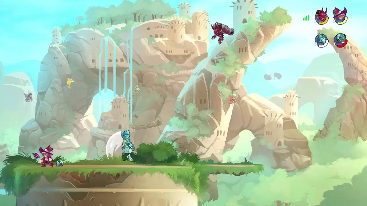 Playing brawlhalla and crying about - YouTube