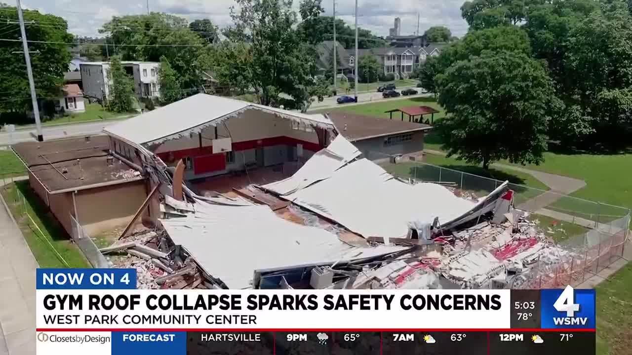 Gym roof collapse sparks safety concerns - YouTube