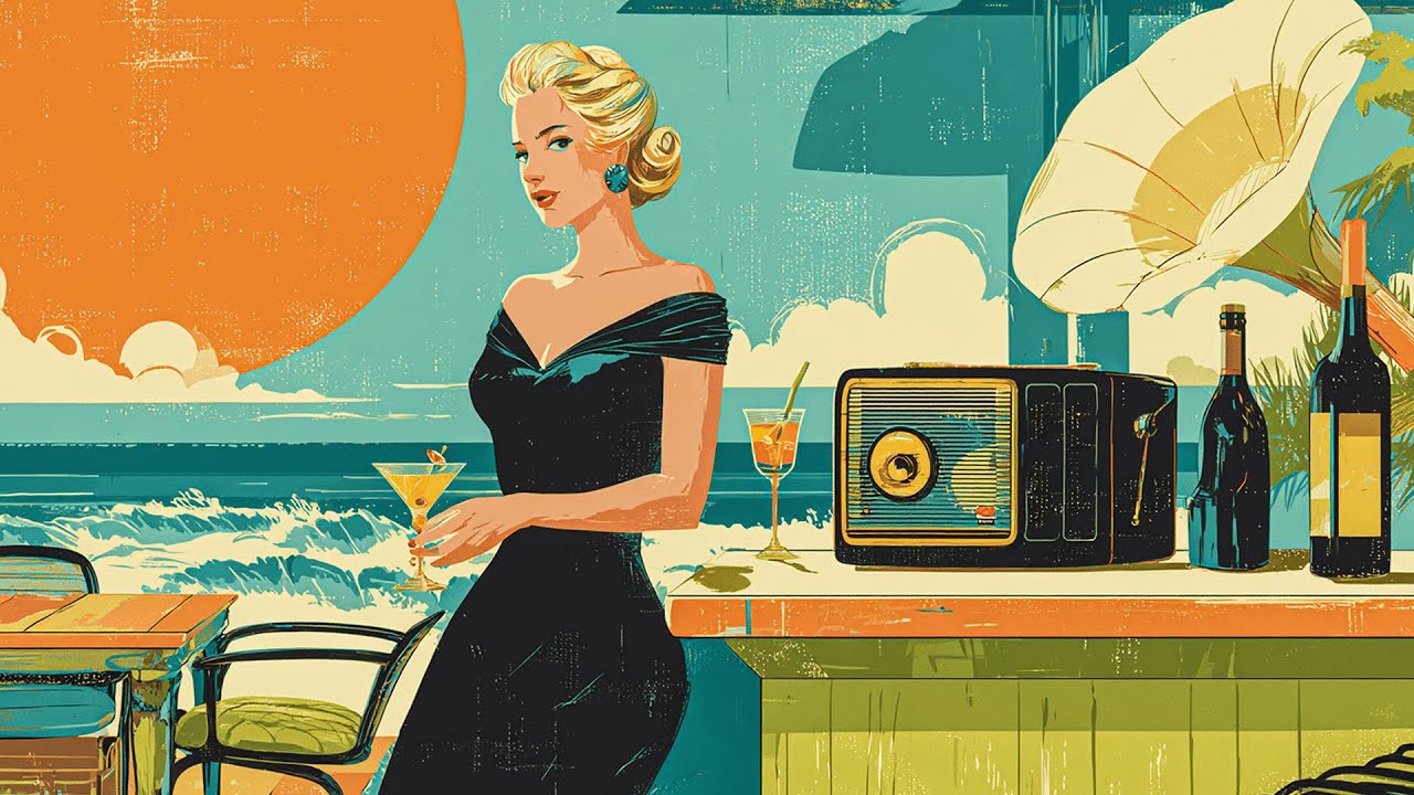 Retro Summer Jazz | 1950s Vintage Beach Vibes - YouTube