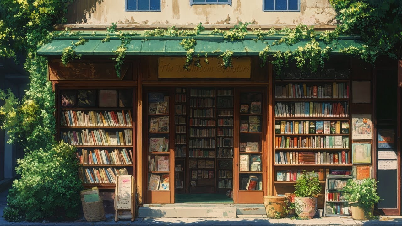 Relaxing Bookstore Ambience | Cozy Background Lo-fi Music - YouTube