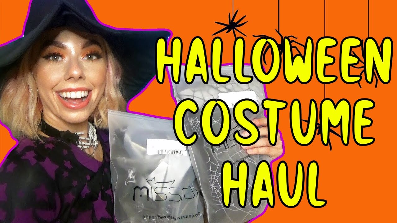 LETS GET SPOOKY - MISS FOX HALLOWEEN COSTUME HAUL! - COSTUME TRY ON ...