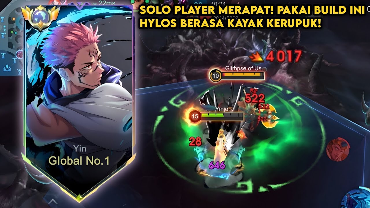 UPDATE! TUTORIAL MAIN YIN SOLO RANK AUTO WIN STREAK! TIPS ROTASI FARMING YIN SNOWBALL! - MLBB ...