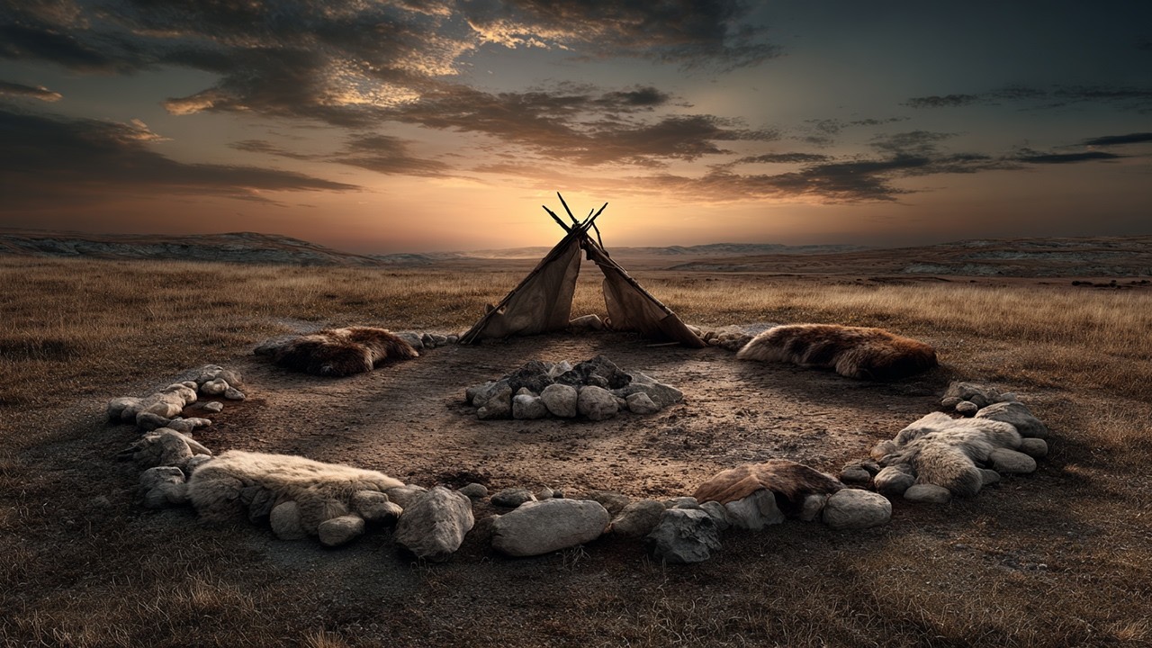 How Native Americans Built Warm Camps Without Trees - YouTube