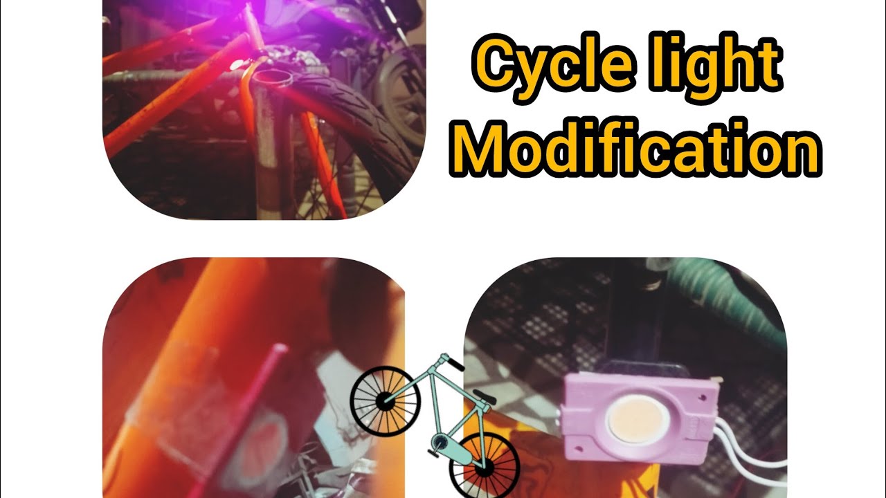 Cycle modified light 🚨🚨 and silencer 🖤👍 - YouTube