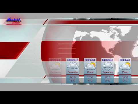 11 / 17 Mart Arası Kırıkkale Hava Durumu...