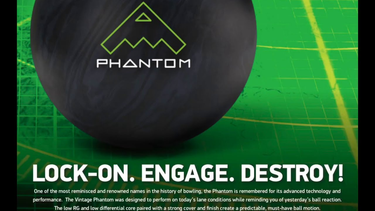 Brunswick Phantom (Vintage) Bowling Ball- Right after lge - YouTube