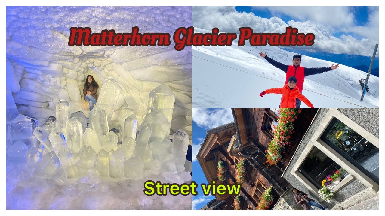 Matterhorn Glacier Paradise| Ice palace| City view of Zermatt 🇨🇭 ...